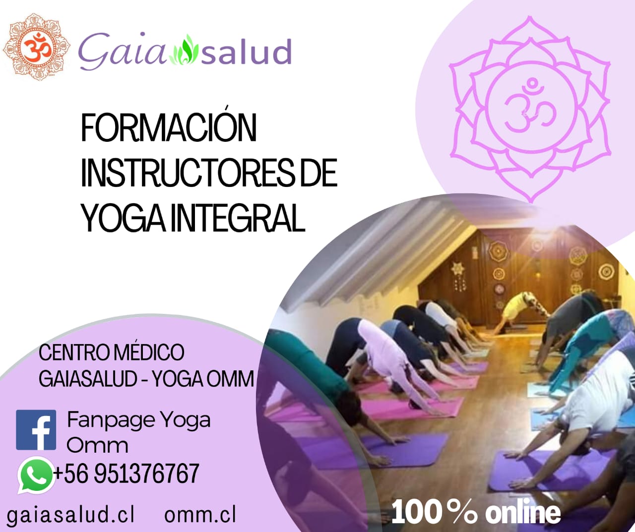 Formacion Instructores de Yoga 2020 – Yoga Omm – Gaiasalud