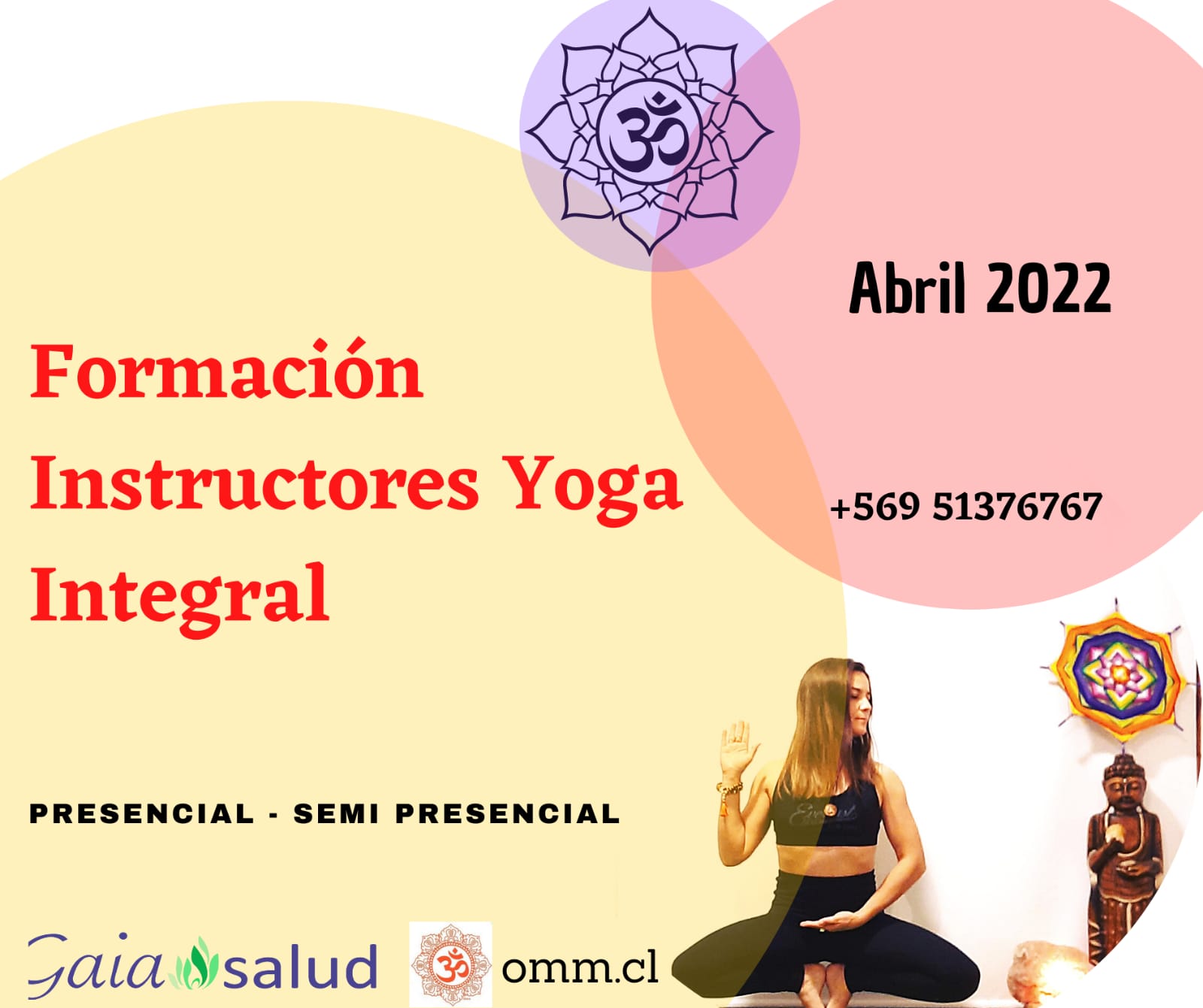 Formación Instructores de Yoga Integral 2022 – Yoga Omm – Gaiasalud